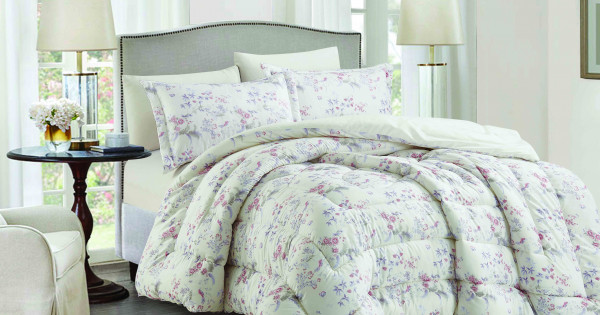 6-Piece Double Super King Size Comforter Set