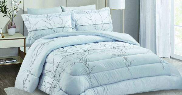 6-Piece Double Super King Size Comforter Set