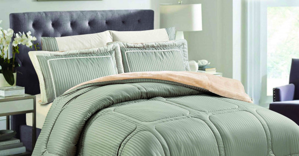 SUPERKING SIZE BLANKET COMFORTER 6PCS SET (INSIDE BLANKET | OUTSIDE COTTON)