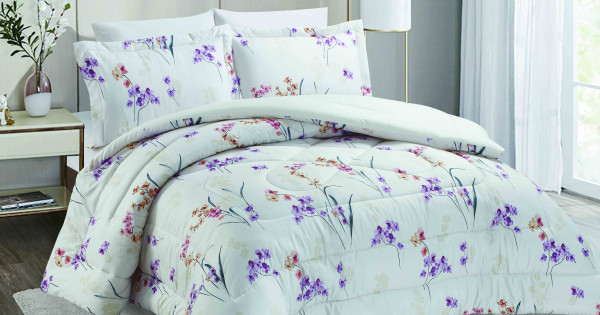 6-Piece Double Super King Size Comforter Set