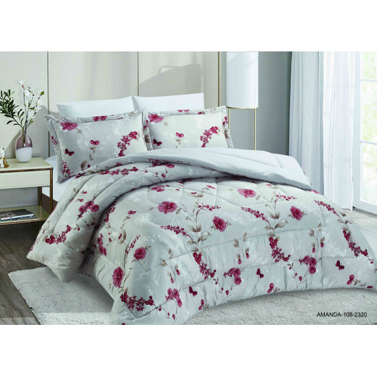 4 Piece Single Size Comforter Set