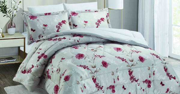 6-Piece Double Super King Size Comforter Set