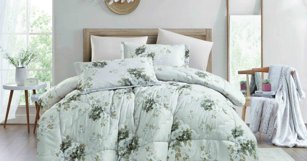 6-Piece Double Super King Size Comforter Set