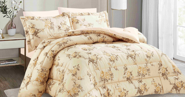 6-Piece Double Super King Size Comforter Set