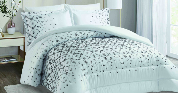 6-Piece Double Super King Size Comforter Set