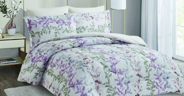 6-Piece Double Super King Size Comforter Set