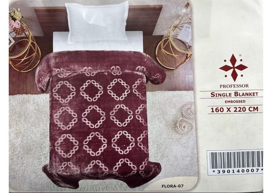 SIGNATURE BLANKET EMBOSSED 220X240