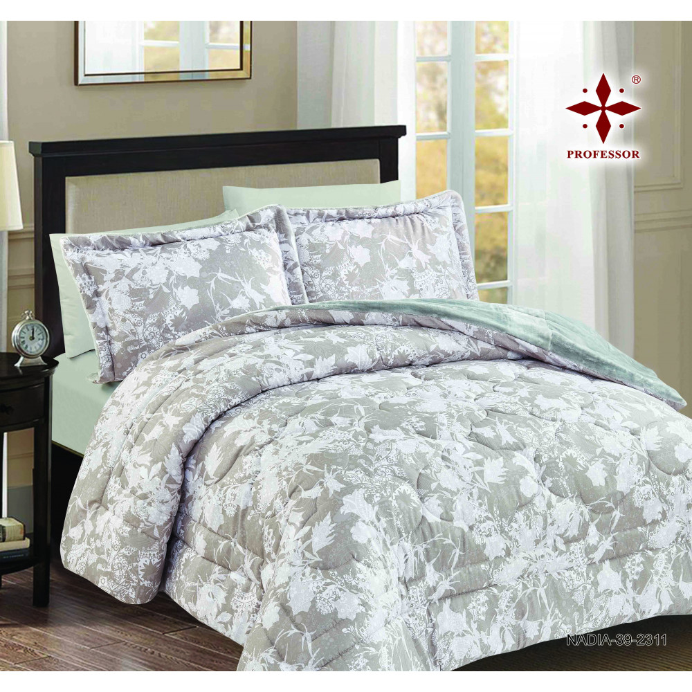 4PC SINGLE BLANKET COMFORTER SET
