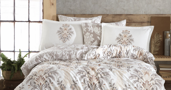 100% COTTON 4PCS COMFOTER SET SINGLE SIZE