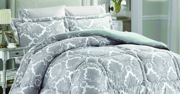 SUPERKING SIZE BLANKET COMFORTER 6PCS SET (OUTSIDE COTTON| INSIDE BLANKET)