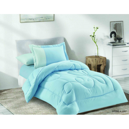 4PC SINGLE COMFORTER SET